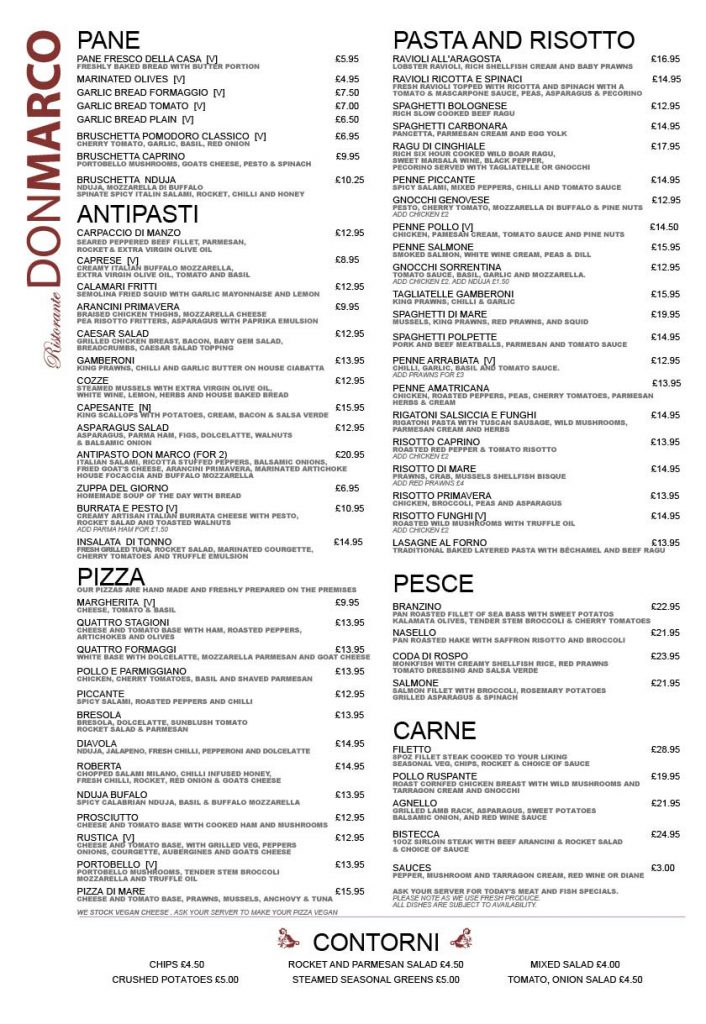 Main Menus